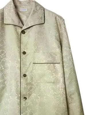 Burberry Sunflower Silk Pyjama Shirt