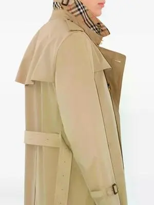 Burberry Belted Double-breasted Trench Coat - Neutrals