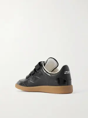 Isabel Marant Beth Croc-effect Leather Sneakers