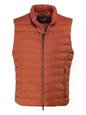 MOORER Calaf Quilted Gilet - Orange