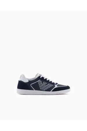 Emporio Armani Heritage Eagle Sneakers - Blue