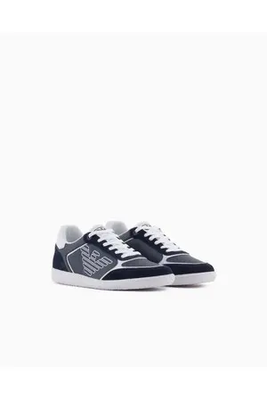 Emporio Armani Heritage Eagle Sneakers - Blue