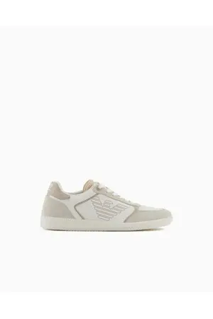 Emporio Armani Heritage Eagle Sneakers - White