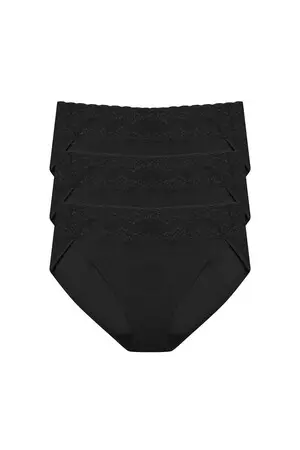 Natori Bliss Perfection French Bikini 3-pack - Black