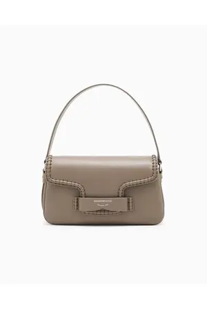 Emporio Armani Shoulder Bag With Buckle Beige