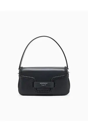 Emporio Armani Shoulder Bag With Buckle - Black
