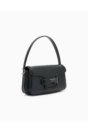 Emporio Armani Shoulder Bag With Buckle - Black