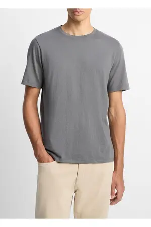 Vince Cotton T-Shirt Denim