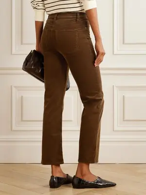 FRAME Cotton-blend Corduroy Flare Pants - Brown