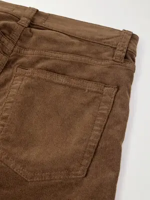 FRAME Cotton-blend Corduroy Flare Pants - Brown