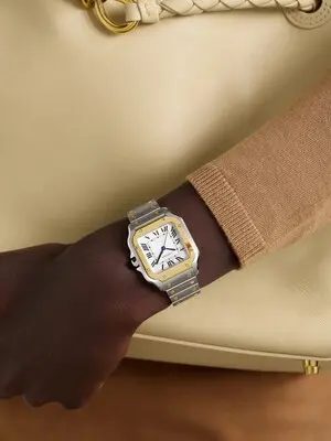 Cartier Santos De Automatic Watch - Gold