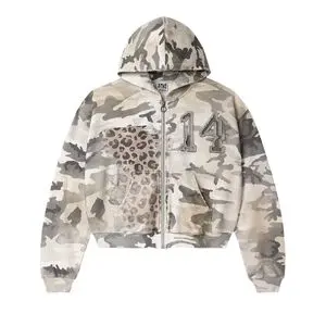 VALE FOREVER Camo Zip Up