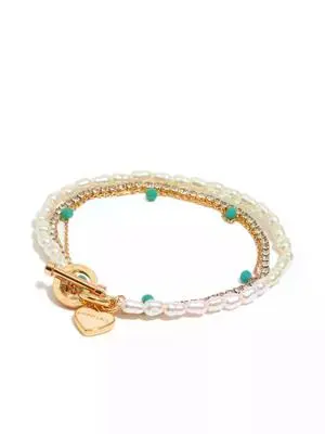 Bimba Y Lola Heart-charm Bracelet - Gold