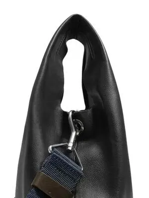 Bimba Y Lola Medium Leather Tote Bag - Black