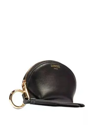 LANCEL Origami Half-moon Keyring Coin Purse