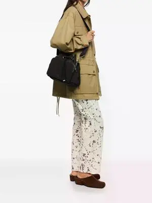 Bimba Y Lola Pocket Drawstring Bucket Bag