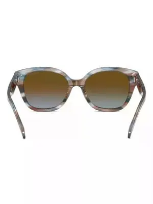 COACH Marble-effect Sunglasses - Blue