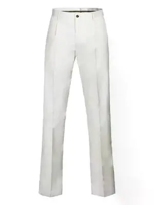 MOORER Pleated Straight-leg Trousers
