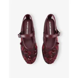 Kurt Geiger Nacy Embellished Mesh Pumps