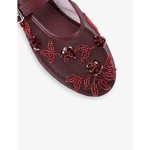 Kurt Geiger Nacy Embellished Mesh Pumps