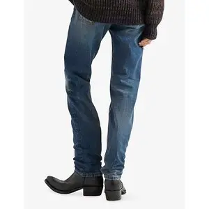Prada Tapered-leg Washed Denim Jeans