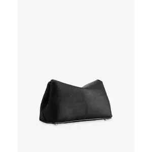 TOTEME T-lock Pony Hair Leather Clutch - Black