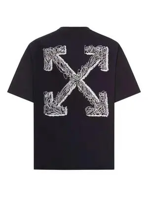 Off-White Scribble Arrow Skate Logo T-shirt - Black