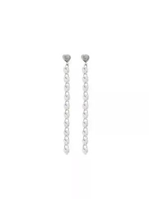 BIMBA Y LOLA Crystal-Embellished Heart Earrings
