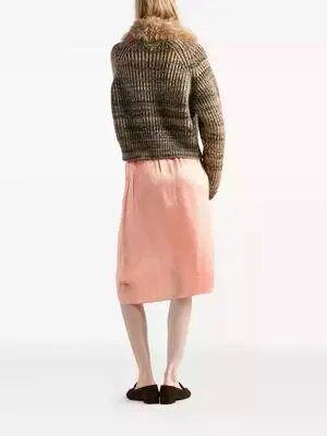 Prada Satin Pencil Skirt