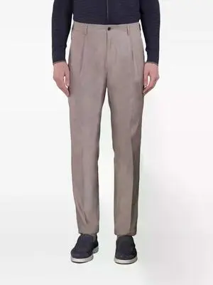 MOORER Tailored Pleated Trousers