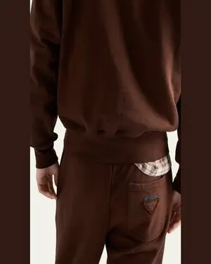 Prada Cotton Felpa Sweatpants