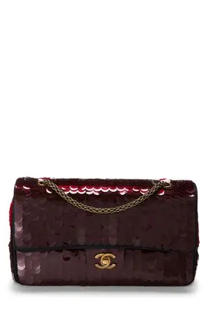 Chanel Paris-shanghai Paillette Classic Double Flap Medium