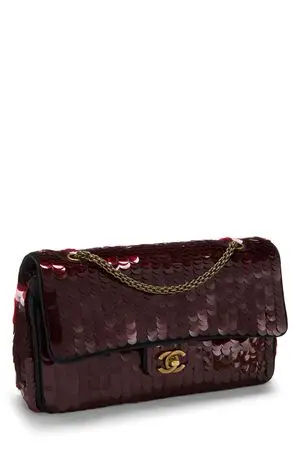 Chanel Paris-shanghai Paillette Classic Double Flap Medium