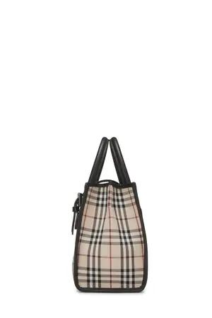 Burberry Jacquard Buckle Handbag