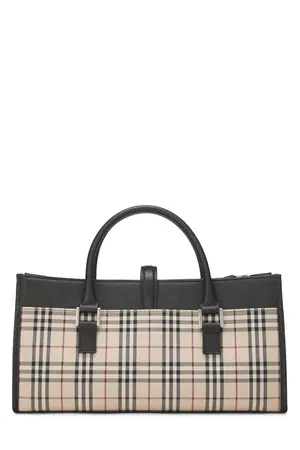 Burberry Jacquard Buckle Handbag