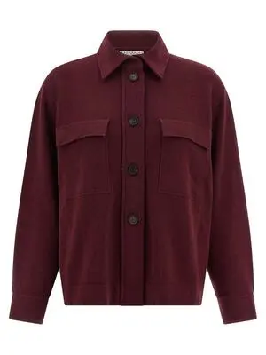 Brunello Cucinelli Knitted Shirt - Red