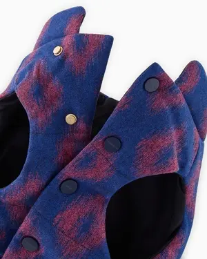 Giorgio Armani Poldo X Ikat Jacquard Flannel Coat