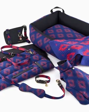 Giorgio Armani Poldo X Leather Collar - Patterned