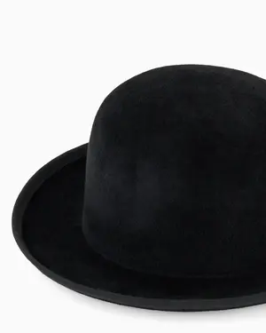 Giorgio Armani Rabbit Fur Bowler Hat
