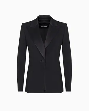 Giorgio Armani Viscose-cady Tuxedo Jacket