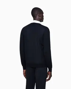 Giorgio Armani Cashmere Button-up Cardigan - Black