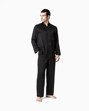 Giorgio Armani Silk Monogrammed Pyjamas