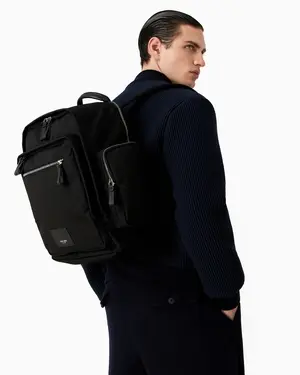 Giorgio Armani Nylon Multi-functional Backpack