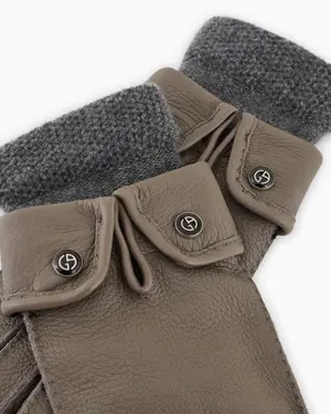 Giorgio Armani Deerskin Leather Gloves
