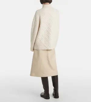 JOSEPH Cable-knit Wool Turtleneck Sweater