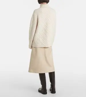 JOSEPH Cable-knit Wool Turtleneck Sweater