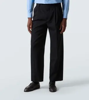 Auralee Wool Gabardine Suit Pants