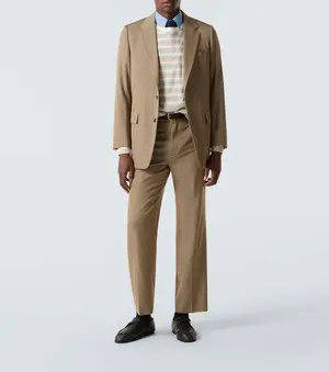 Auralee Wool Gabardine Suit Pants