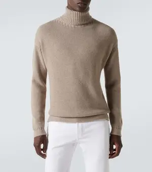 Loro Piana Tyne Cashmere Turtleneck Sweater