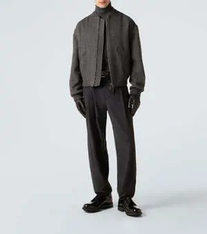 Giorgio Armani Cashmere Bomber Jacket